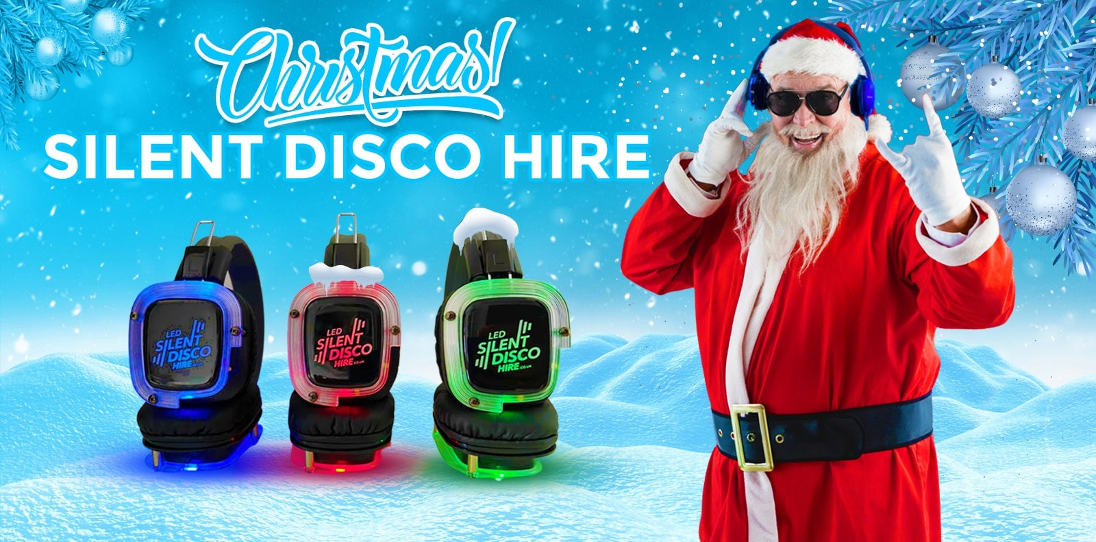 LED Silent Disco Hire - From £100, Free Del & Collection Nationwide
